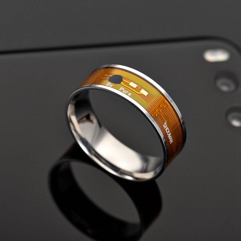 Men's Ring Magic Wear NFC Smart Ring Finger Digital Ring for Android ...