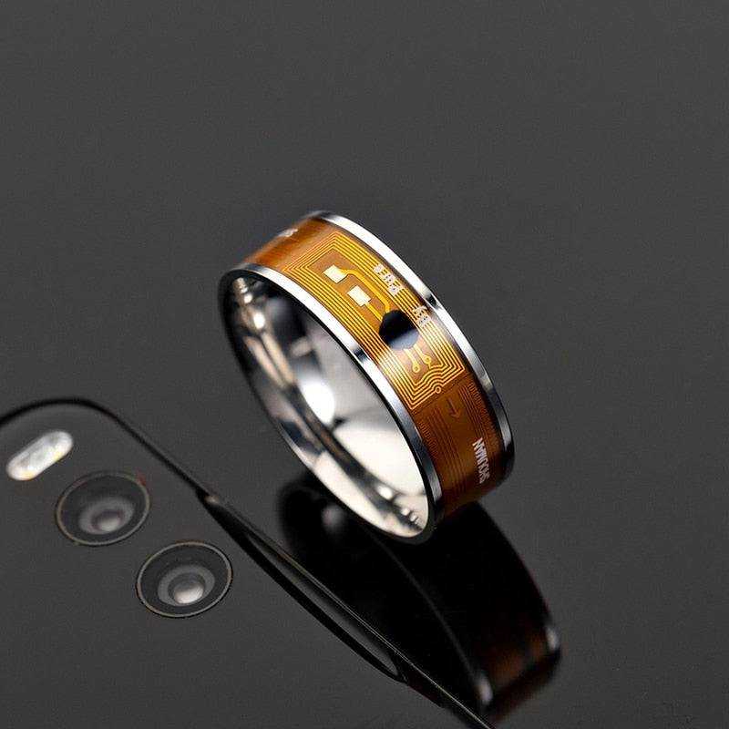 Men's Ring Magic Wear NFC Smart Ring Finger Digital Ring for Android ...